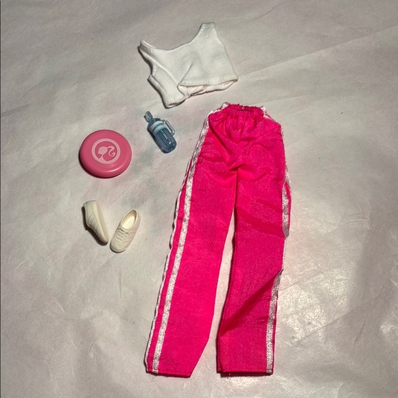 Barbie | Toys | Barbie Track Pants With White Top And Tennis Shoes ...